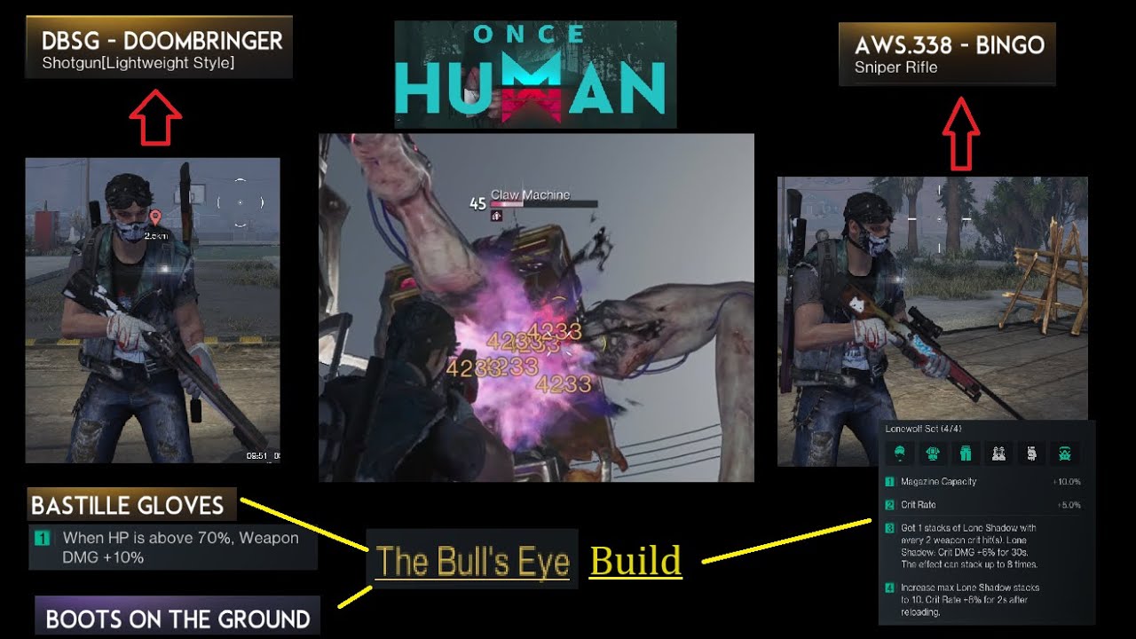 Once Human - GameplayCZ - coop[191] - Bulls Eye Build (Aws+Doombringer ...