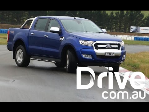 Ford Ranger Does Epic Drift | Drive.com.au - YouTube