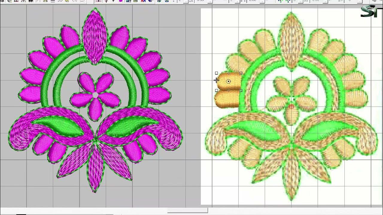 Wilcom Embroidery Digitizing Tutorial in Hindi | Wilcom सीखे - YouTube