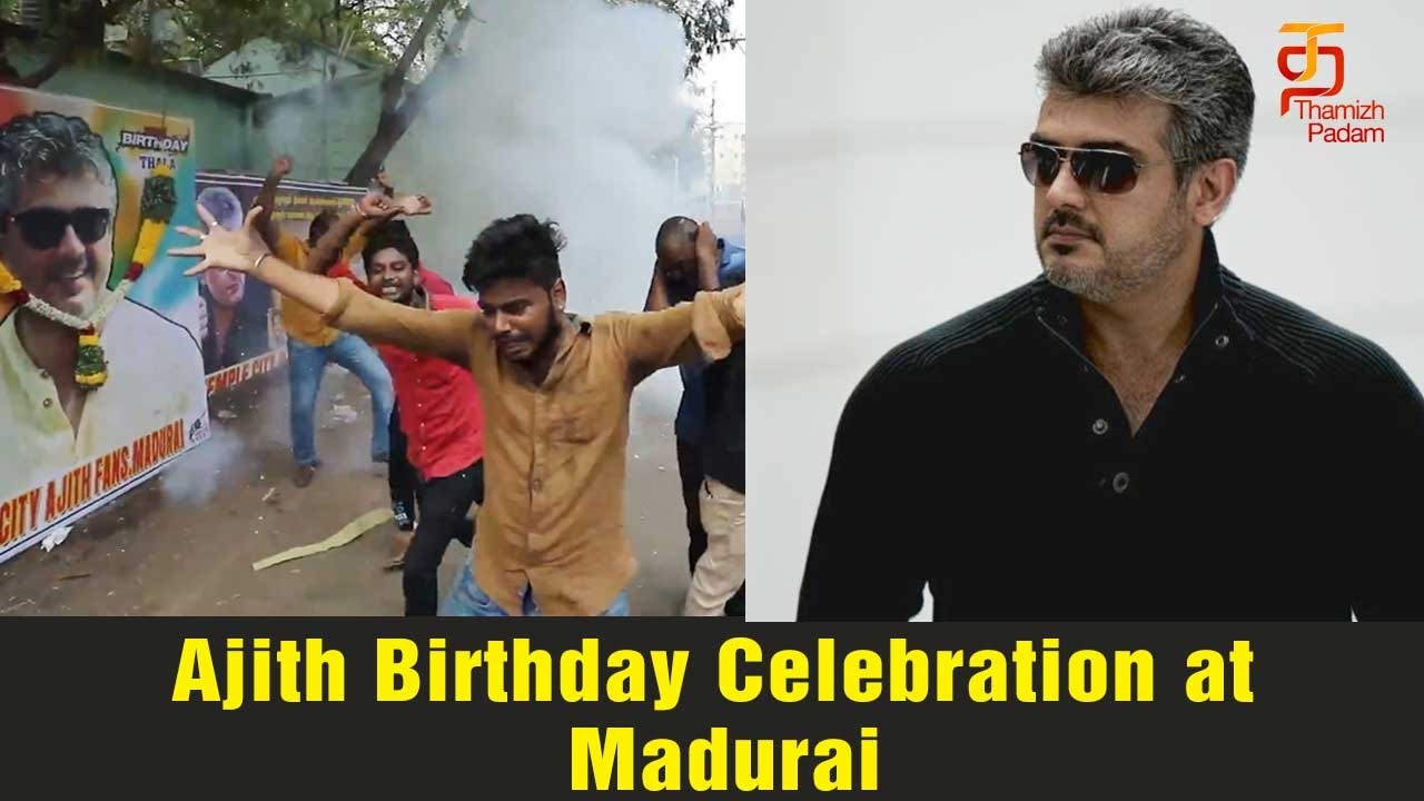 Ajith Birthday | Madurai Fans Celebration | #HBDThala | Thala Birthday ...