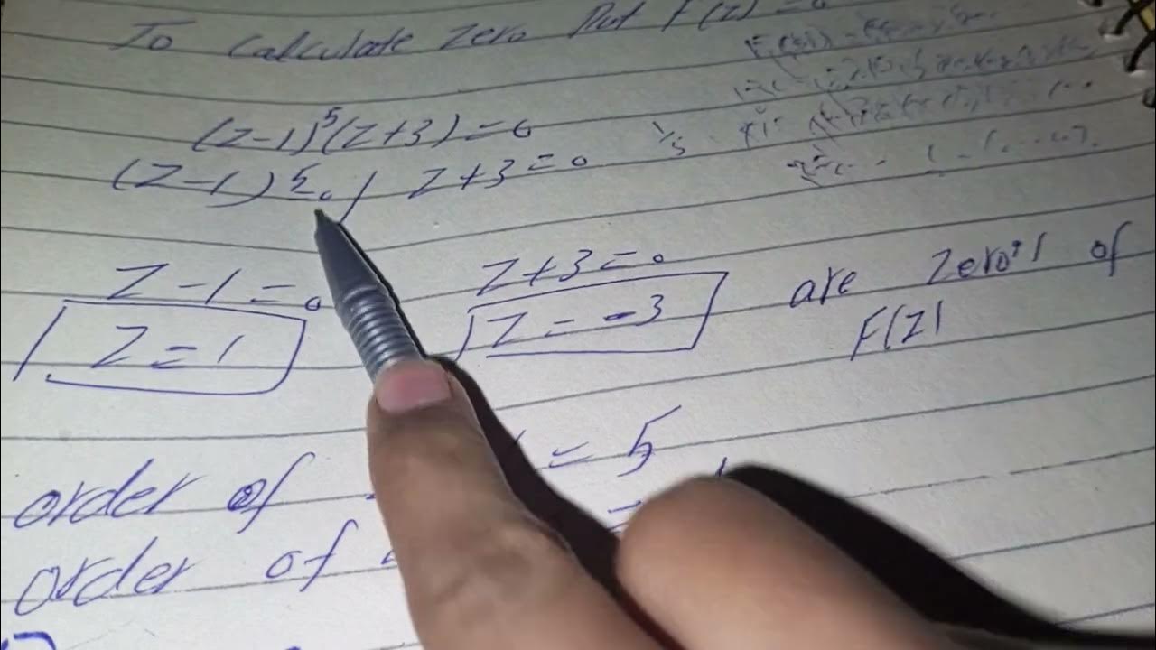 lec 12 part 1 complex analysis 2 topic:definition of zeros of multiplicity n with examples - YouTube