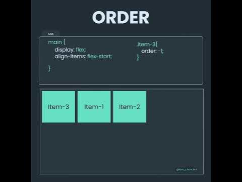 Learn Flexbox order in 13 Seconds. - YouTube