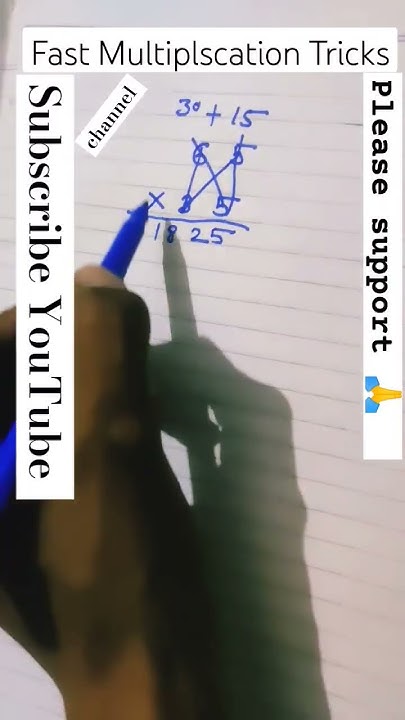 Fast Multiplication Trick l Interesting Math Tricks #maths #shorts - YouTube