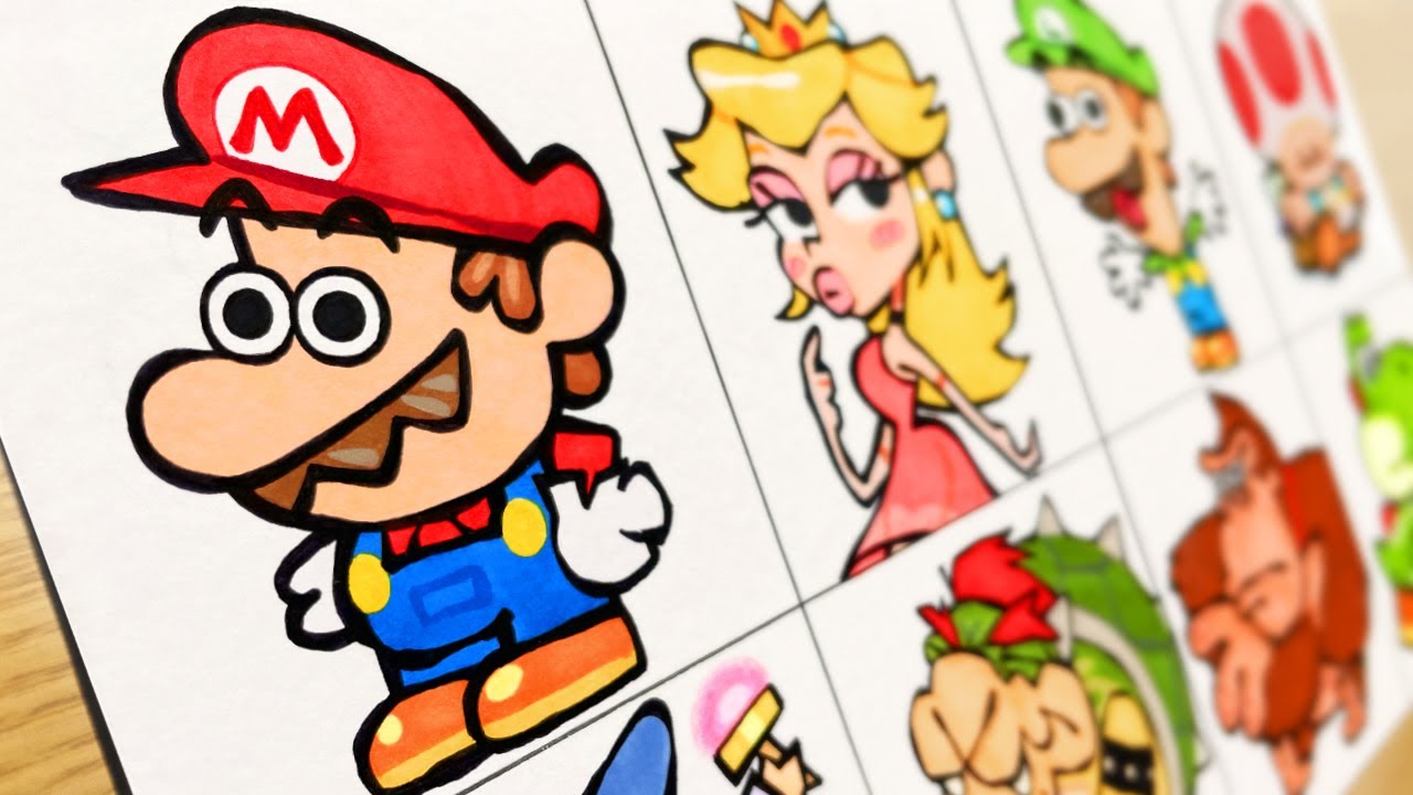 Drawing - Super Mario Bros Movie : Recap cartoon - YouTube