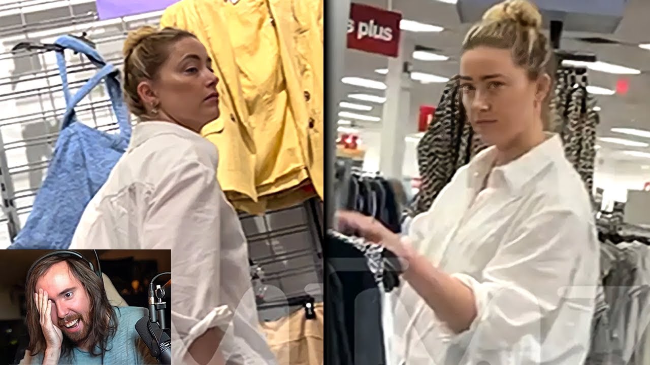 Amber Heard gets caught shopping at a thrift store - YouTube