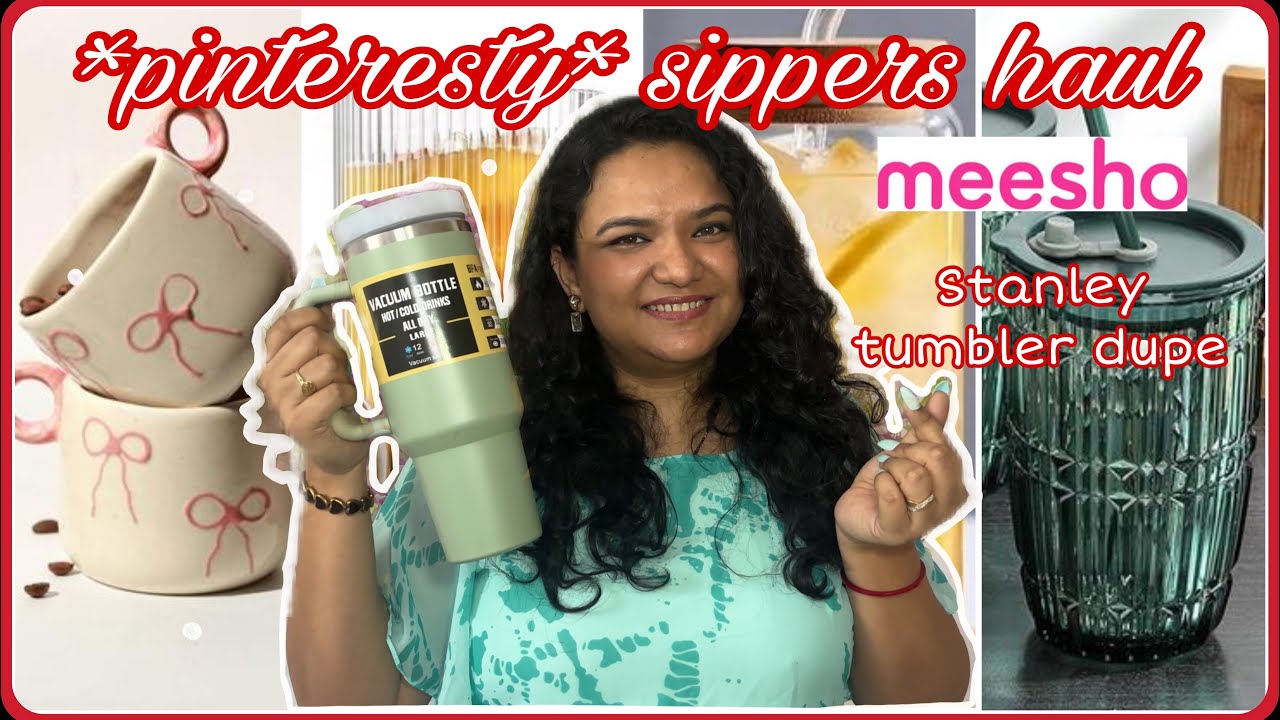 *pinterest* inspired tumblers & sippers from #Meesho | Stanley dupe ...