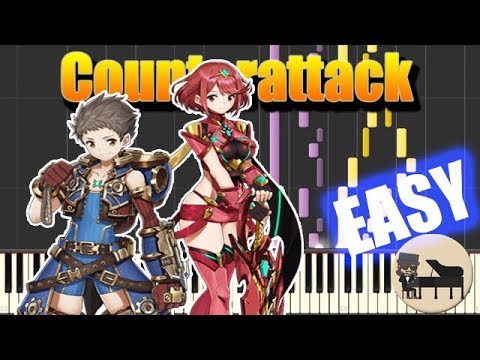 EASY Counterattack - Xenoblade Chronicles 2 [Piano Tutorial] (Synthesia ...