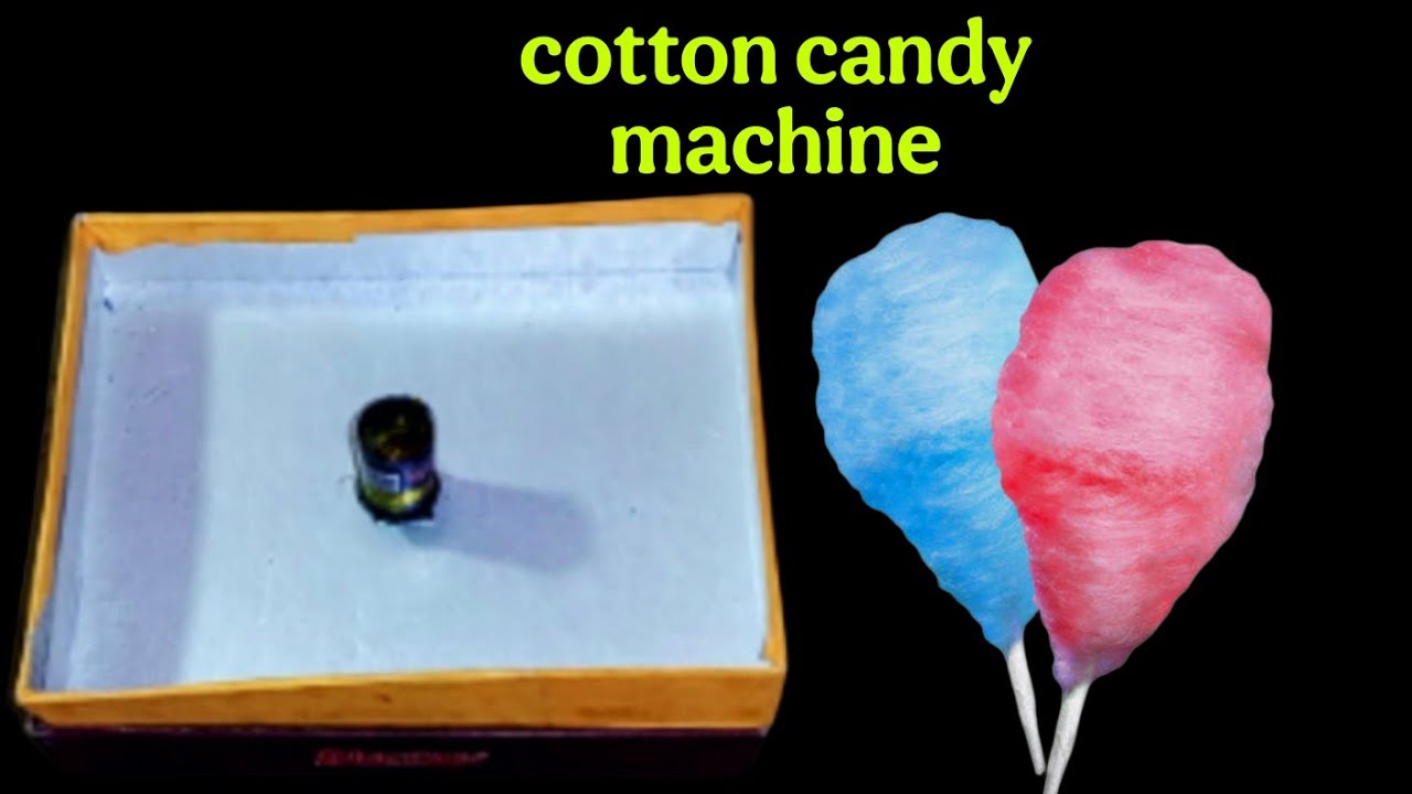 home made cotton candy machine ! बढिया के बाल बनाने की मशीन ₹0 - YouTube
