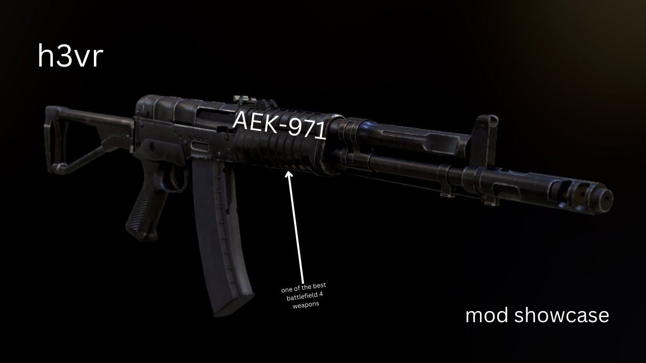 h3vr AEK-971 mod showcase - YouTube