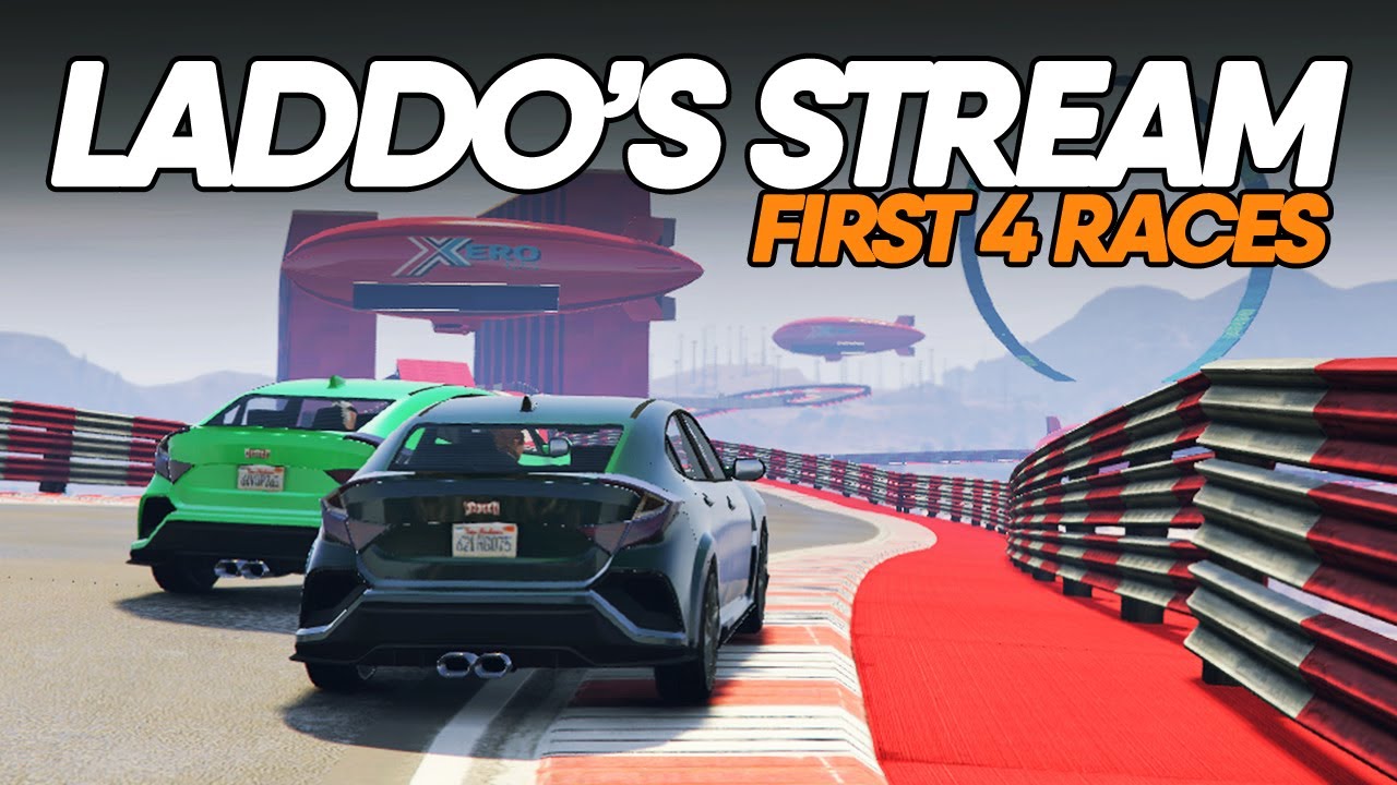 Laddo's Stream: Race 1 to 4 (Failrace Crew GTA5 Racing) - YouTube