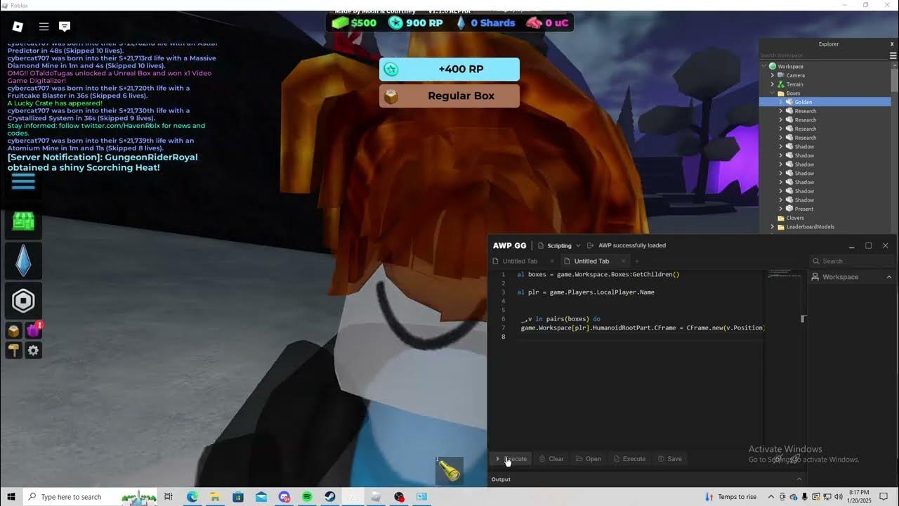 Roblox Exploiting Tutorial(For Loops & GetChildren) - YouTube