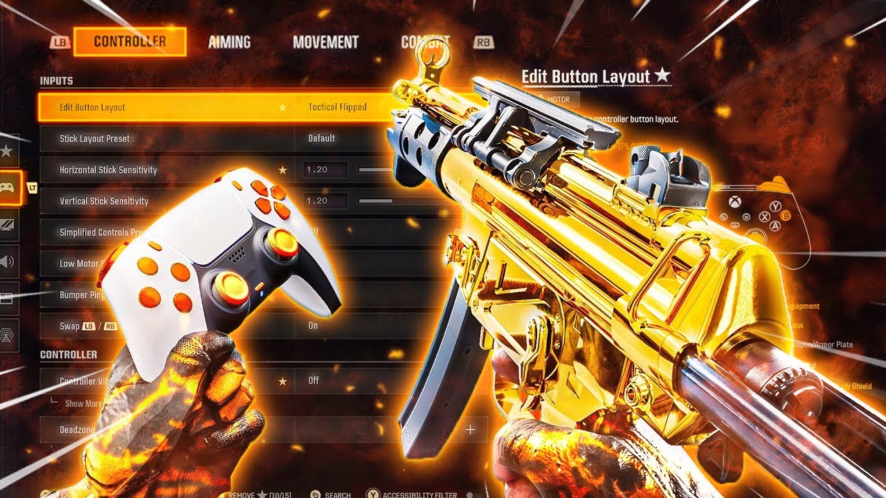 BEST BO6 PRO PLAYER CONTROLLER SETTINGS FOR PERFECT AIM! - YouTube