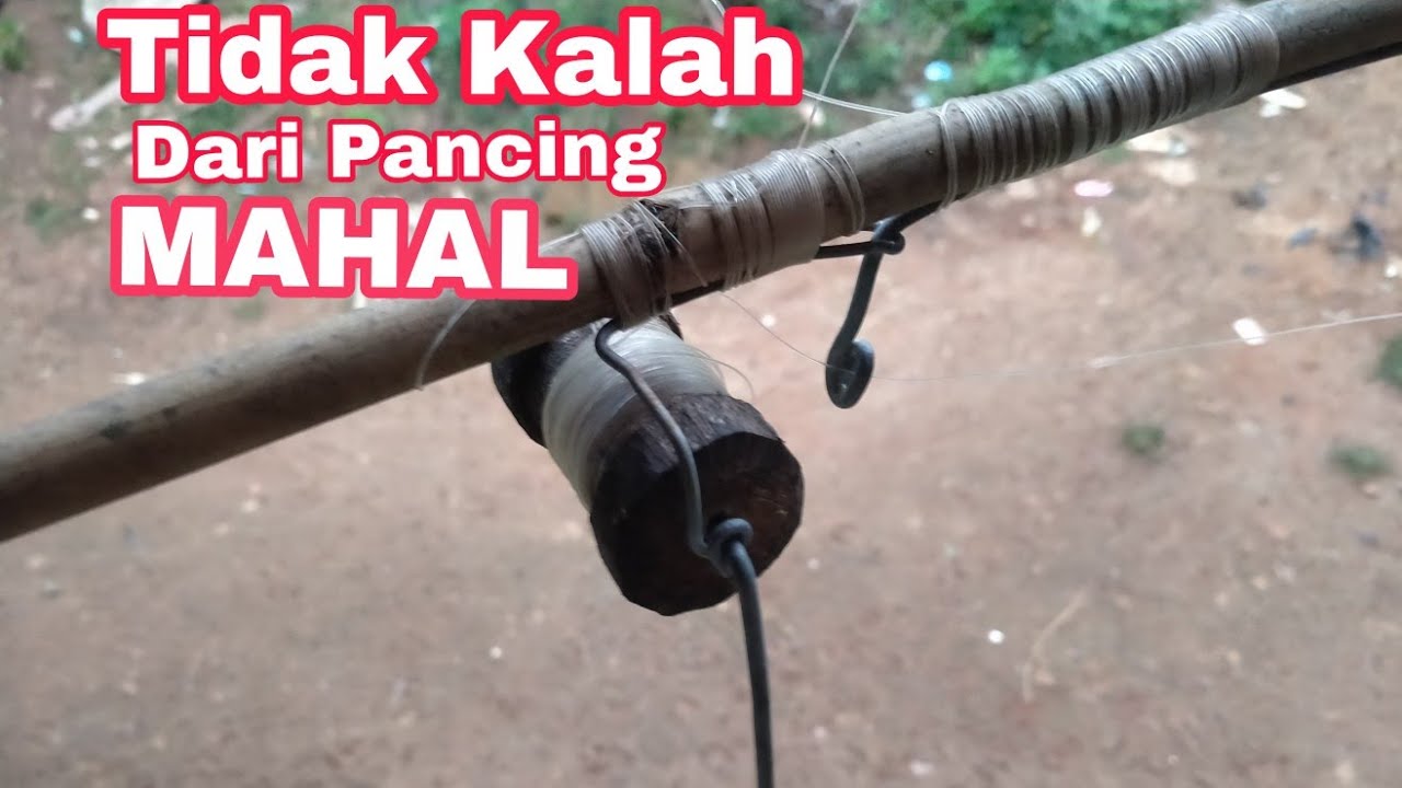 Tutorial Pancing Reel Unik Dari Ranting Bambu - YouTube