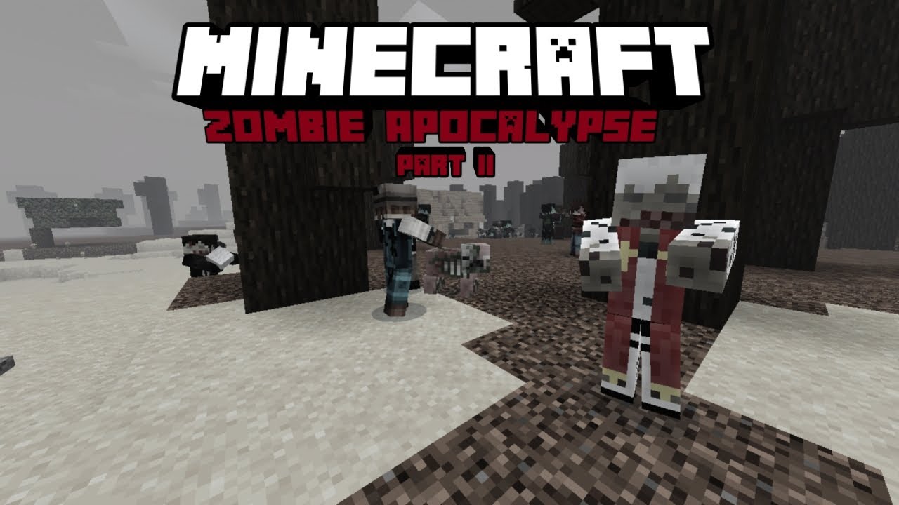 How to turn Minecraft to a zombie apocalypse (part 2) - YouTube