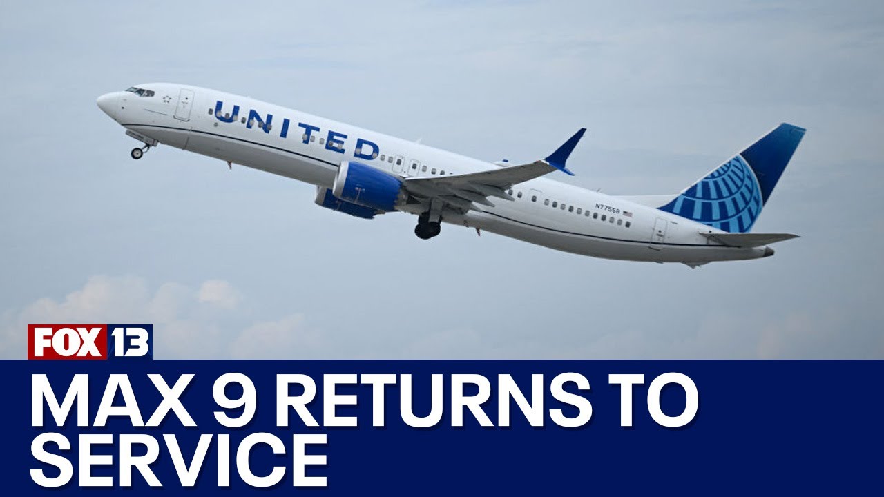 Boeing 737 Max 9 returns to service | FOX 13 Seattle - YouTube
