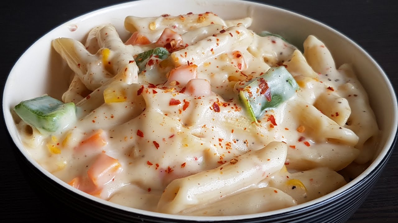 White Sauce Pasta Recipe | Pasta In White sauce | Pasta Recipe - YouTube