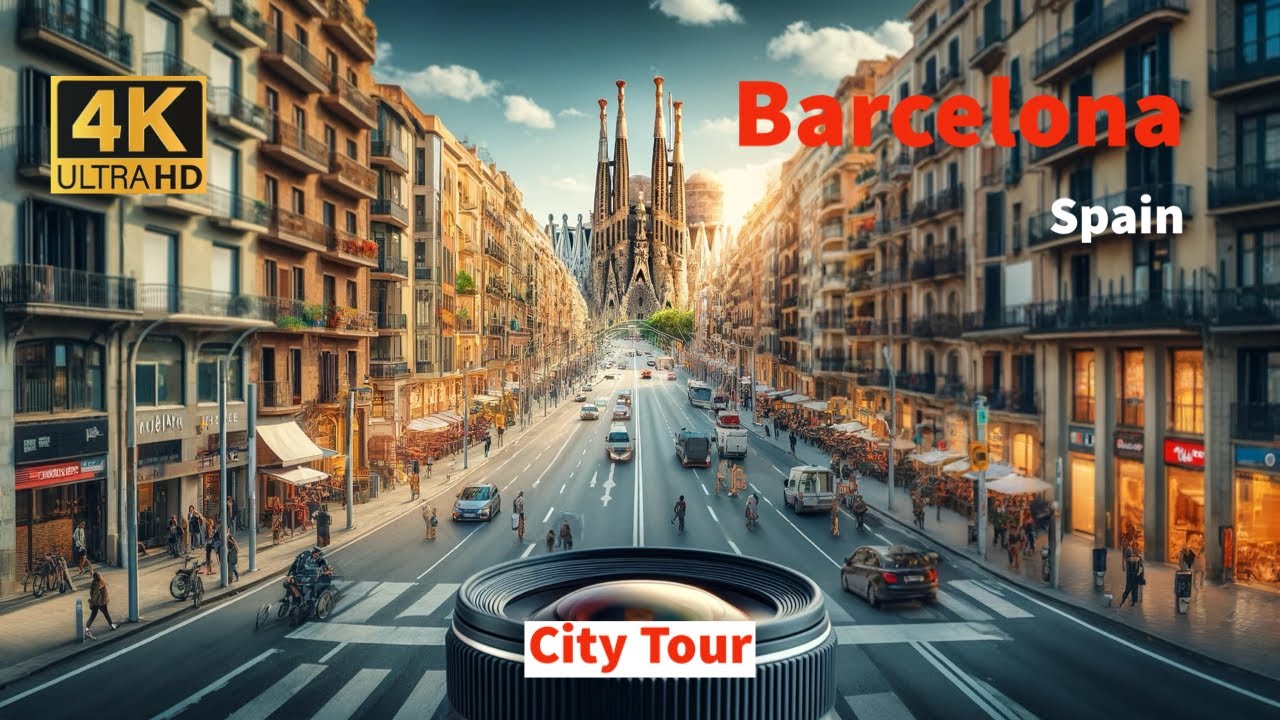 City Tour 6: Barcelona (Spain) | 4K | #barcelonavlog #spainvlogs - YouTube