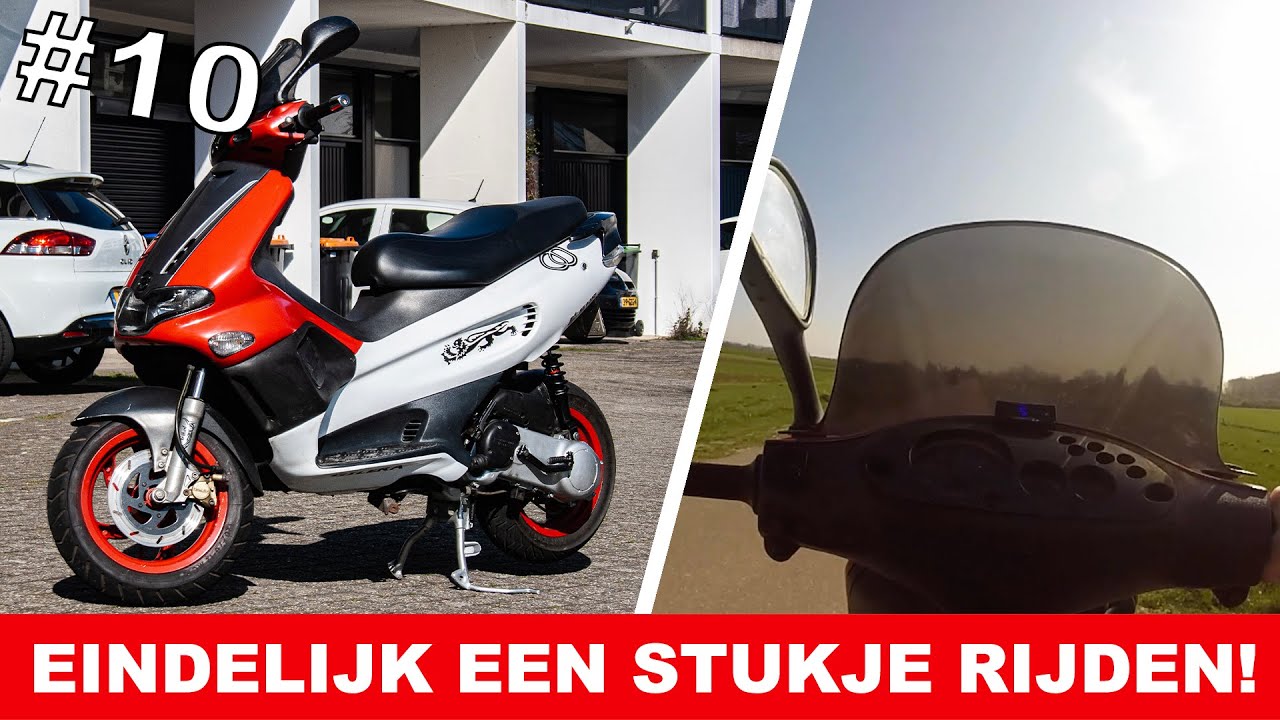 Gilera Runner Build #10 | Eindelijk Een Stukje Rijden - YouTube