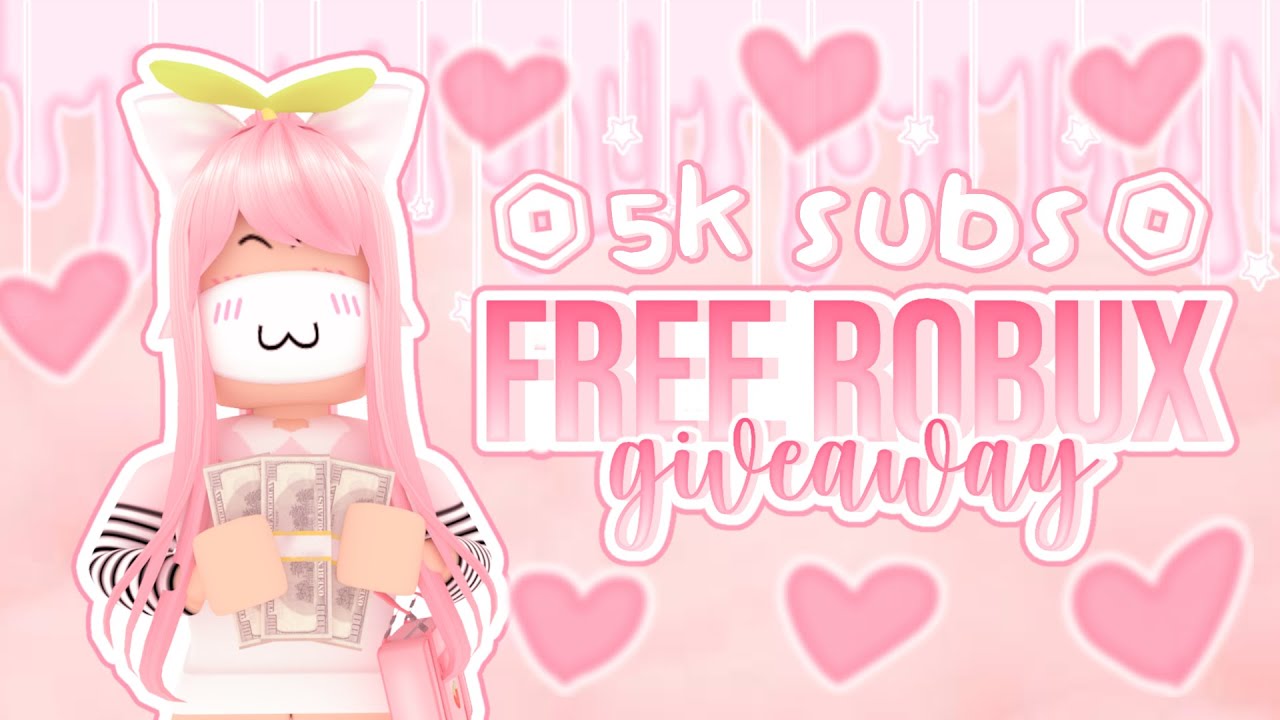 1,000 ROBUX GIVEAWAY || thank you for 5k! (CLOSED) || wraiinbow ♡ - YouTube