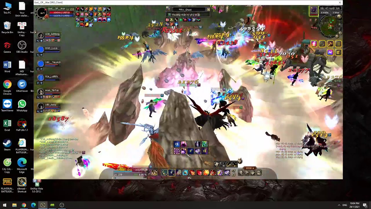 Big Job Sro Siêu To Khổng Lồ ... Hunter vs Thief Silkroad Map 150 - YouTube