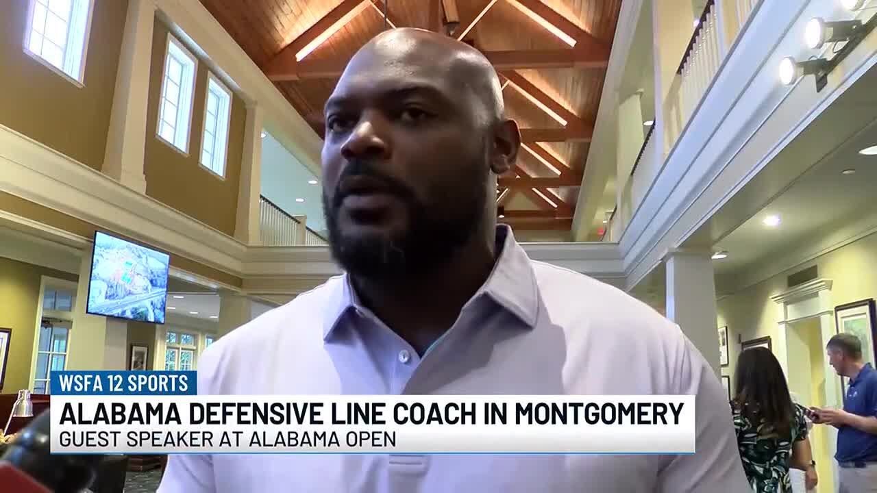 Alabama defensive line coach in Montgomery - YouTube