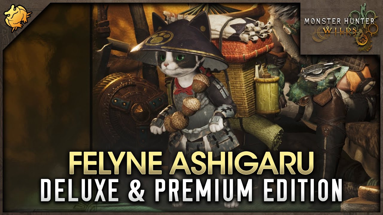 Monster Hunter Wilds - Felyne Ashigaru Palico Layered Armor (Deluxe ...