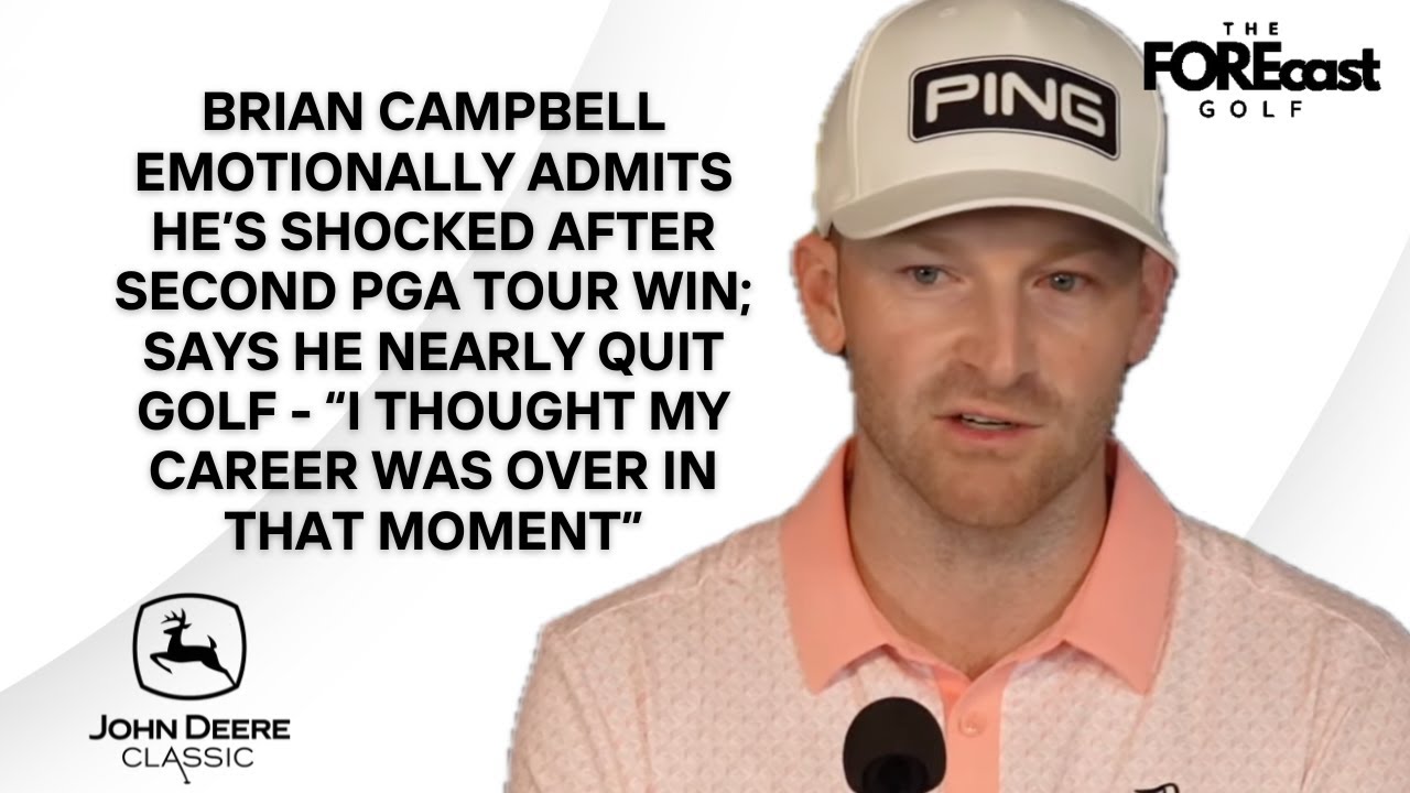 Brian Campbell ‘Shocked’ After Second PGA Tour Win at John Deere ...