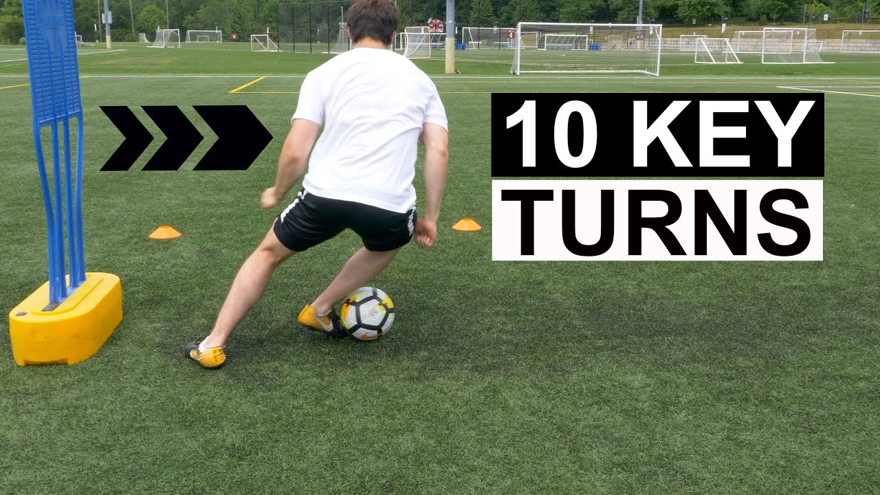 10 Key Turns All Soccer Players Should Master - Tutorial - YouTube