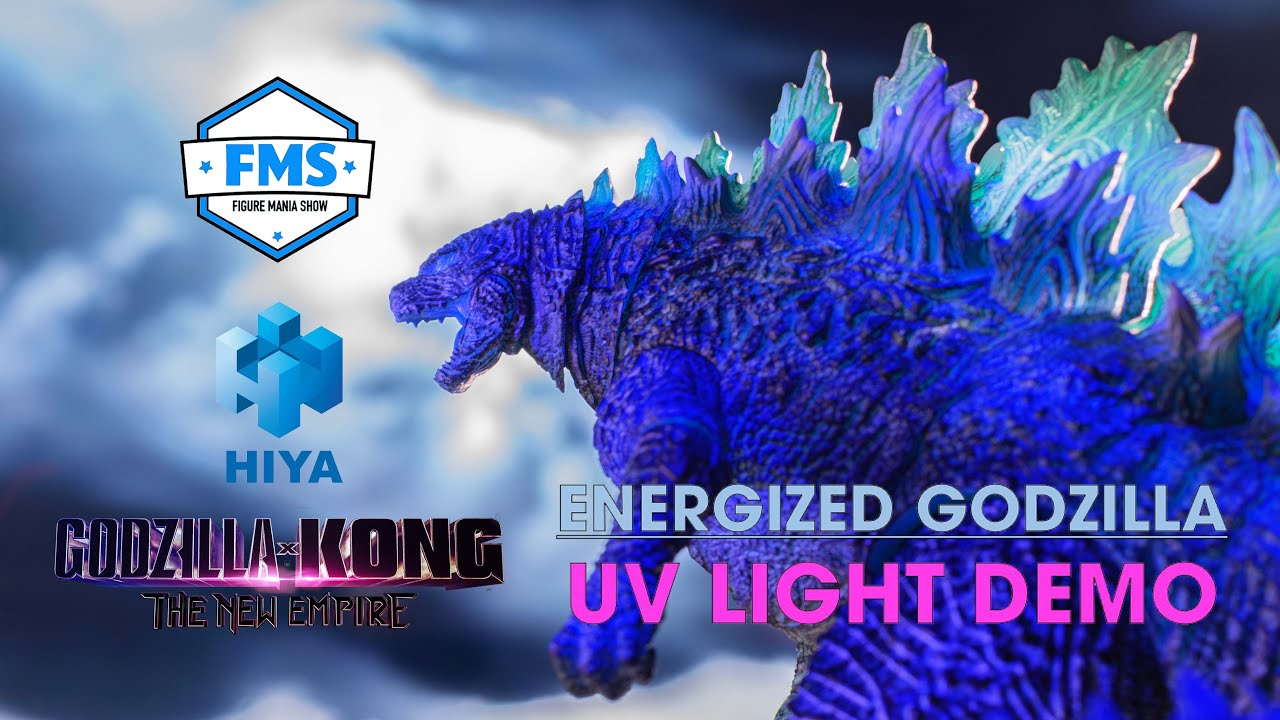 Hiya Toys Energized Godzilla UV Light Demo #Godzilla #Hiyatoys # ...