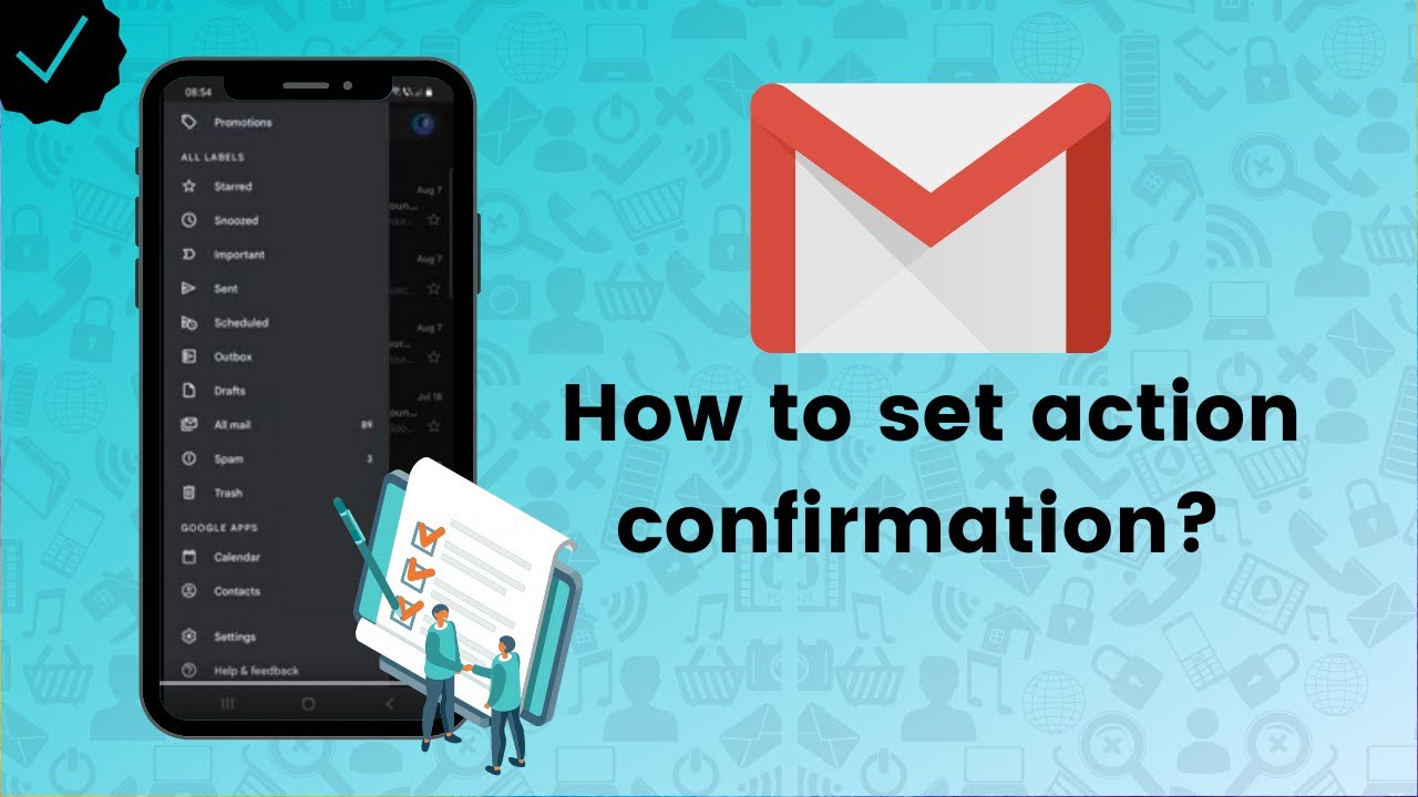 How to set action confirmation in Gmail? - Gmail Tips - YouTube