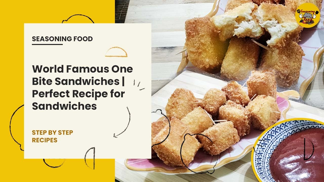 Would you try these Sandwiches? How to make perfect One Bite Sandwich ...