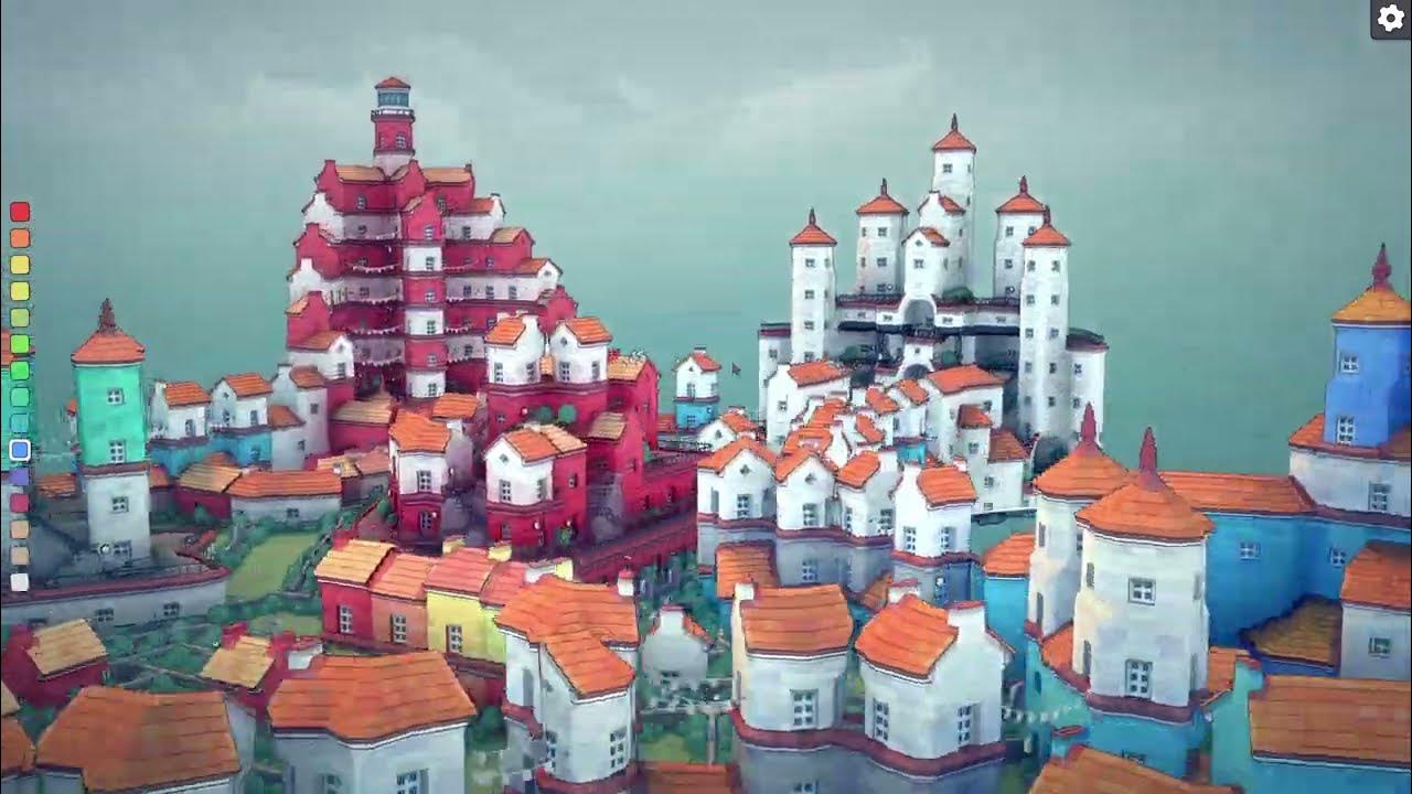 TOWNSCAPER - FLOATING CITY MAP TOUR - YouTube