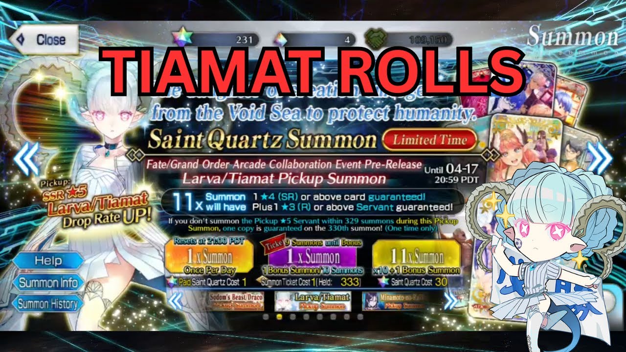 FGO | Tiamat rolls - YouTube