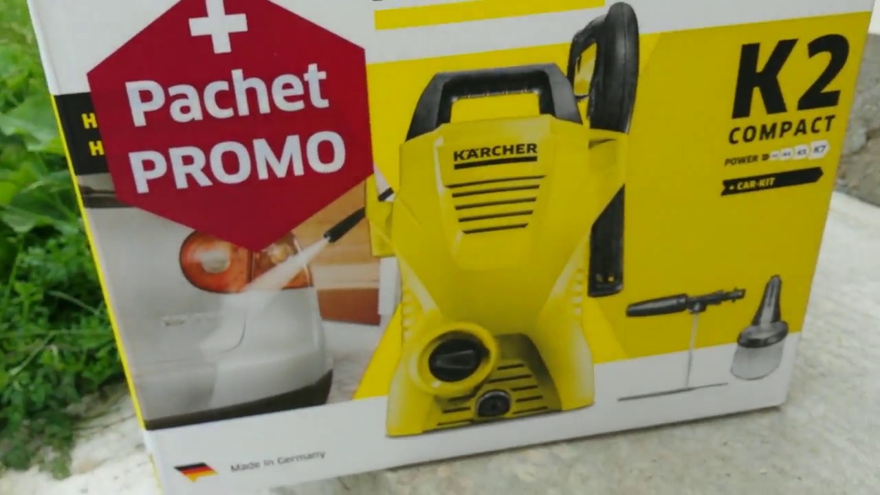 Karcher K2 Compact Pressure Car washer - YouTube