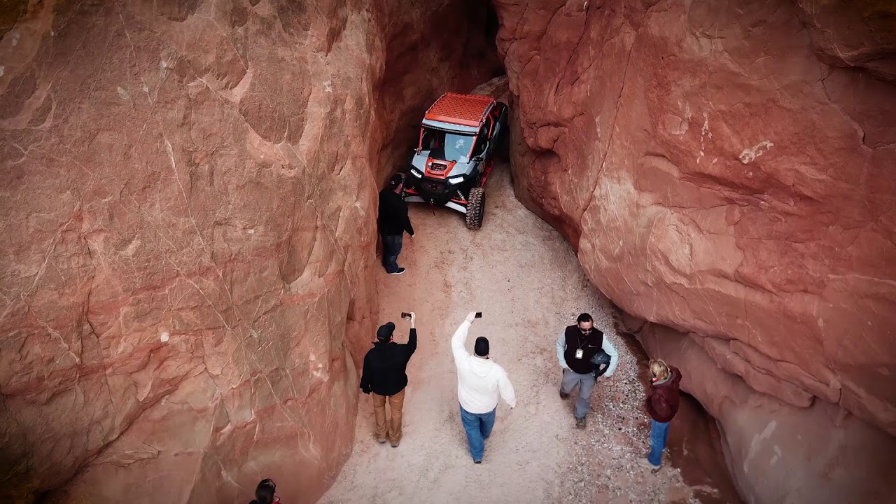 Drone Video of Slot Canyon Trail Near Ticaboo Utah - YouTube