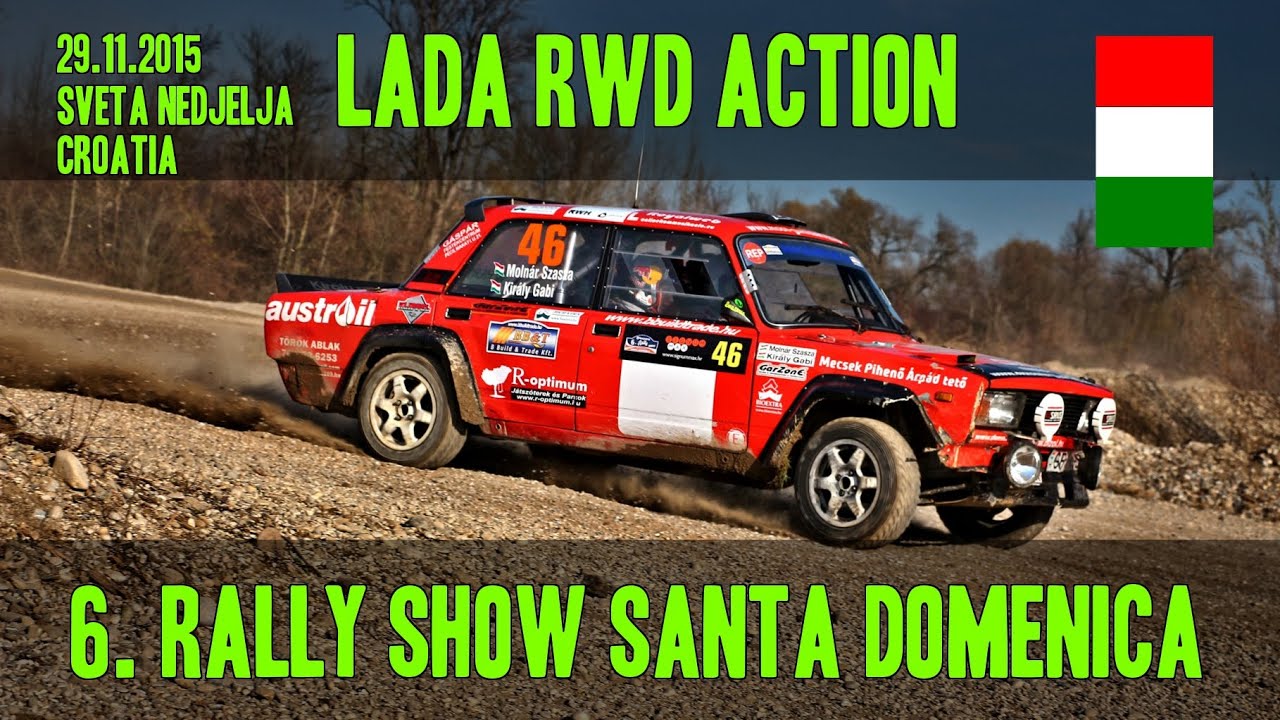 Lada RWD action in 6. Rally Show Santa Domenica, 29.11.2015, HD - YouTube