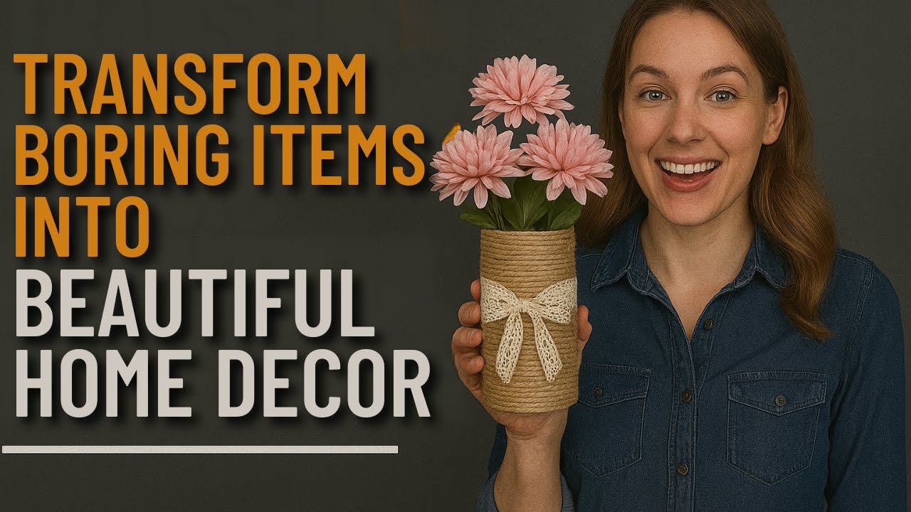 Transform Boring Items Into Beautiful Home Decor - YouTube