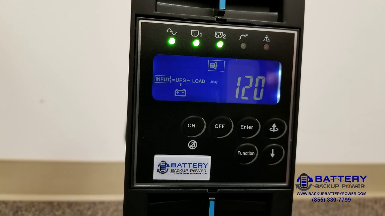 How To Activate CVCF or Generator Mode On A UPS - YouTube