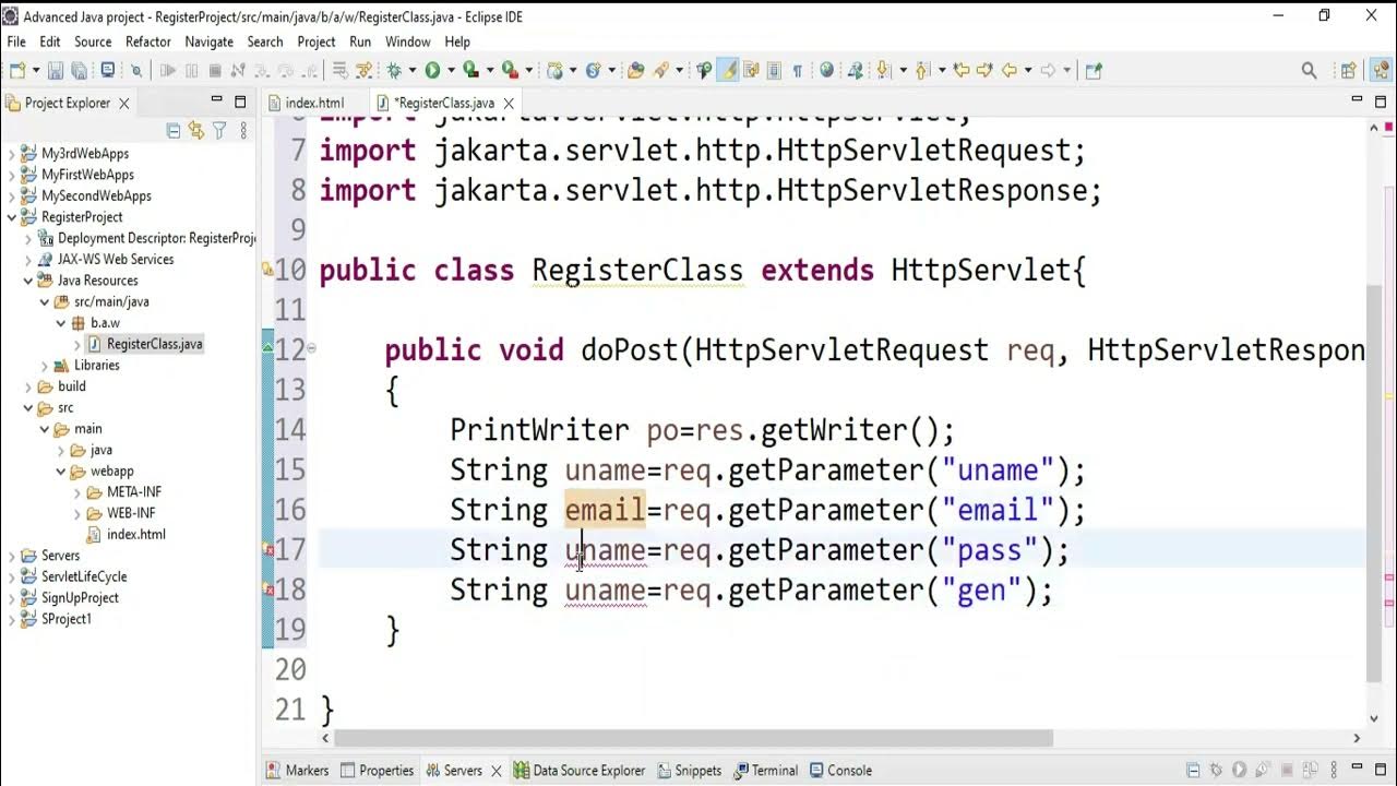 Lesson 6 Request Dispatcher In Servlet Youtube