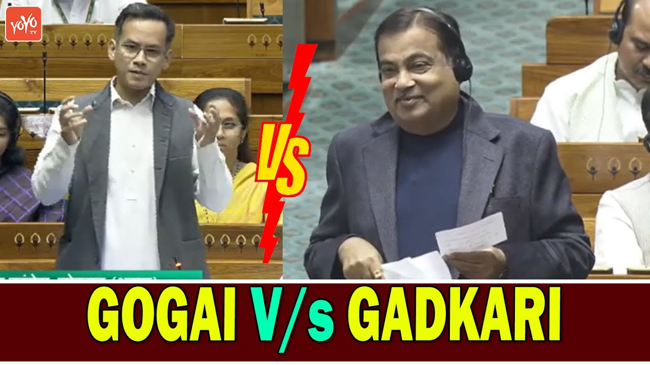 Gaurav Gogai Raised Excellent Question To Nitin Gadkari In Parliament ...