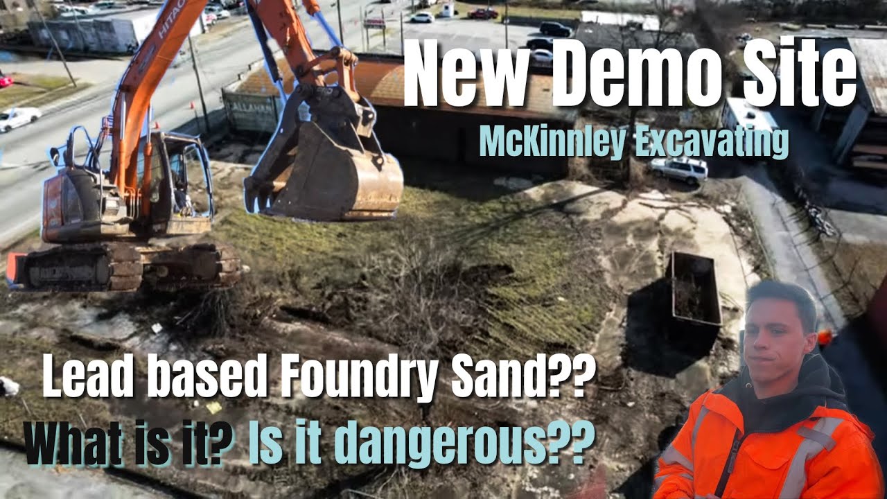 Demo with hazardous foundry sand | Is it safe?? - YouTube