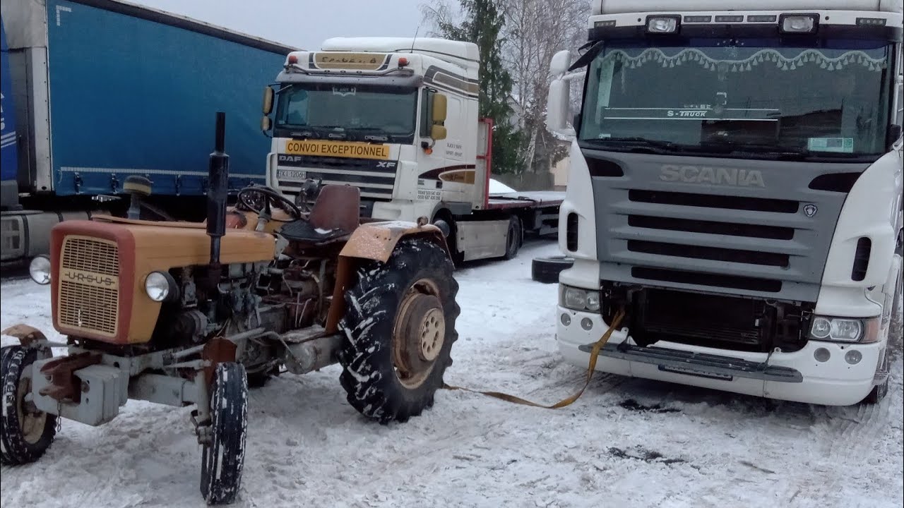 URSUS C-330KOMPRESSOR 💪💪💪WYCIĄGA SCANIE V8 500🥰🥰🥰🥰 - YouTube