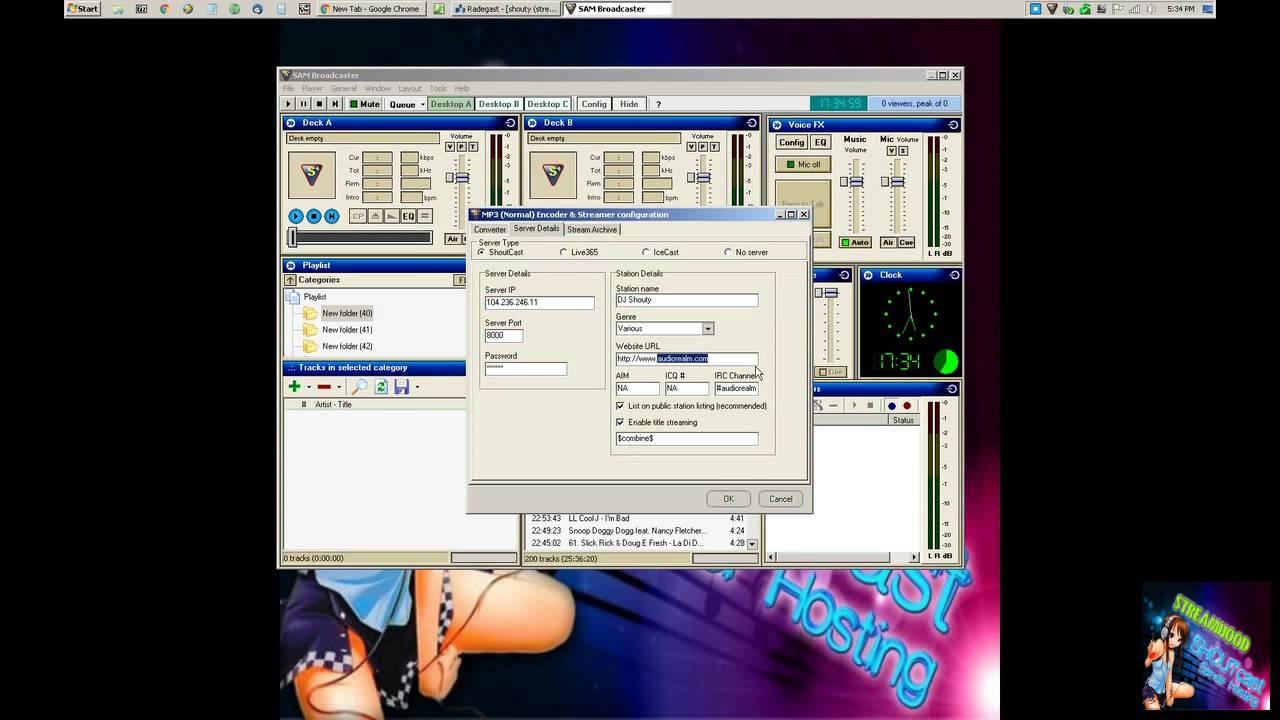 SHOUTcast V1 on Sam Broadcaster 4.2.2 Quick Tutorial - YouTube