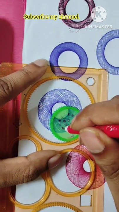 spirograph art for beginners | spirograph design #shortvideo #spirograph #art - YouTube