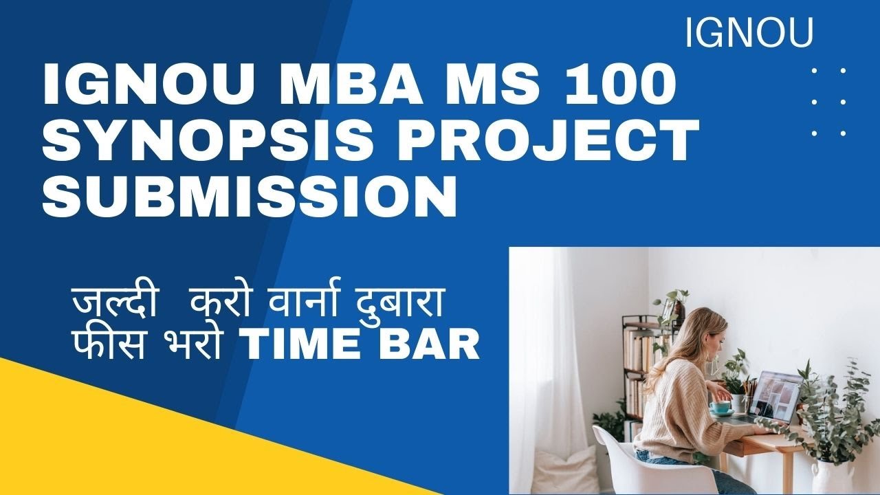 ms 100 ignou project synopsis submission process full detail 2022 ...