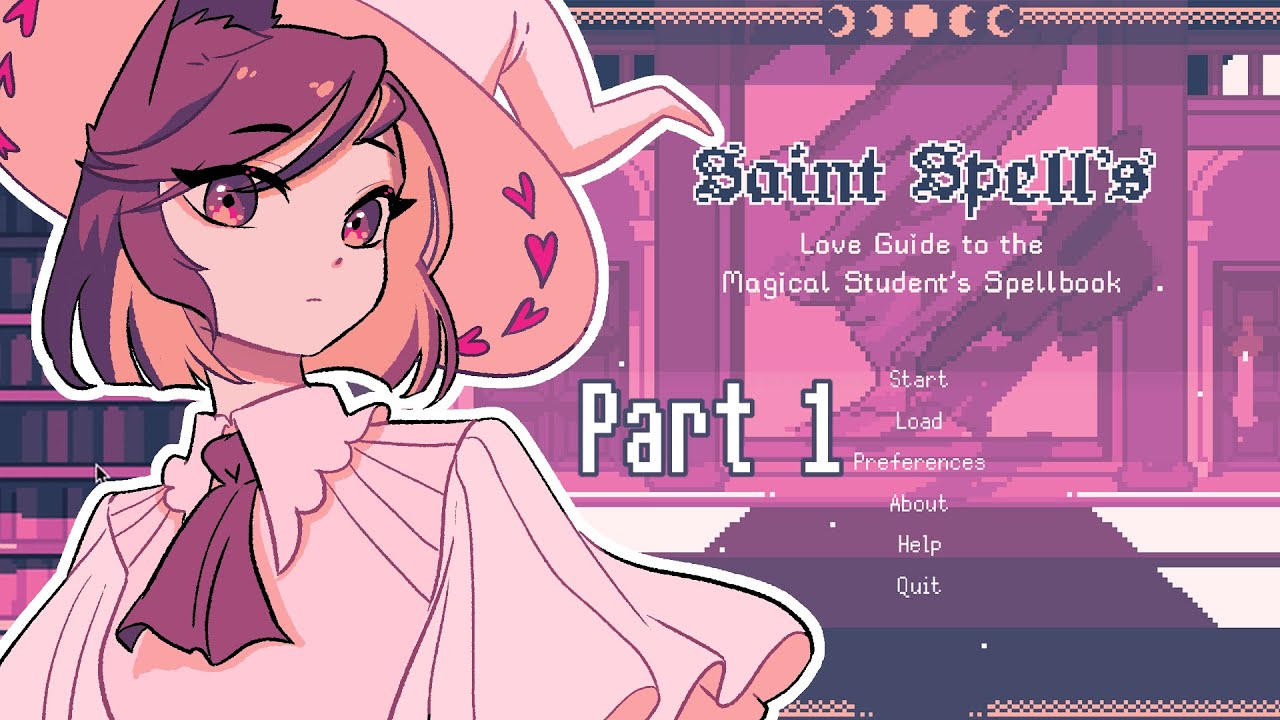 #1【SAINT SPELL'S】a new DATING simulator ?!【ETICLAS☀️LIUM WINTERFIELD ...