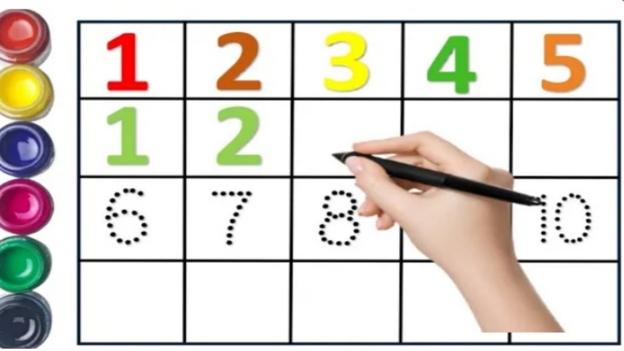 123, 1234 Numbers, Counting, kids, ABCD song, ABC song, Alphabet song ...