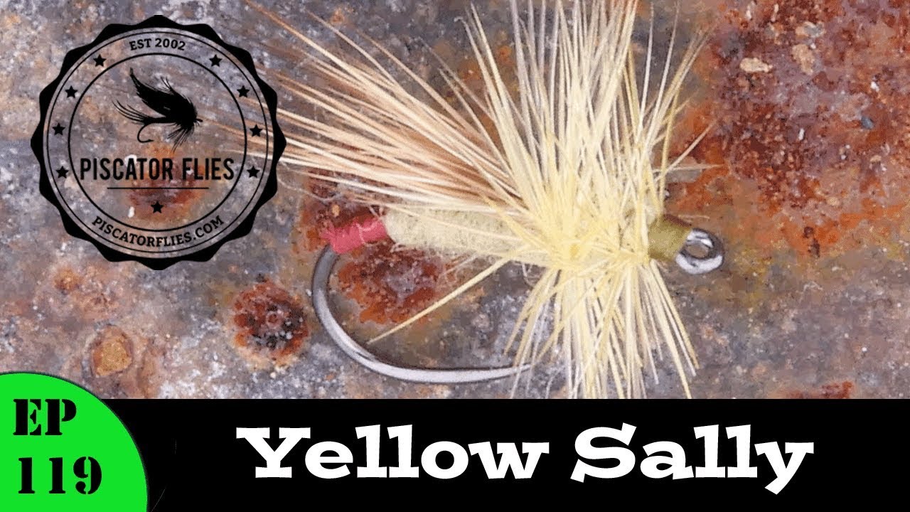 Fly Tying the Yellow Sally (Isoperla) Stonefly - Ep 119 Piscator Flies ...