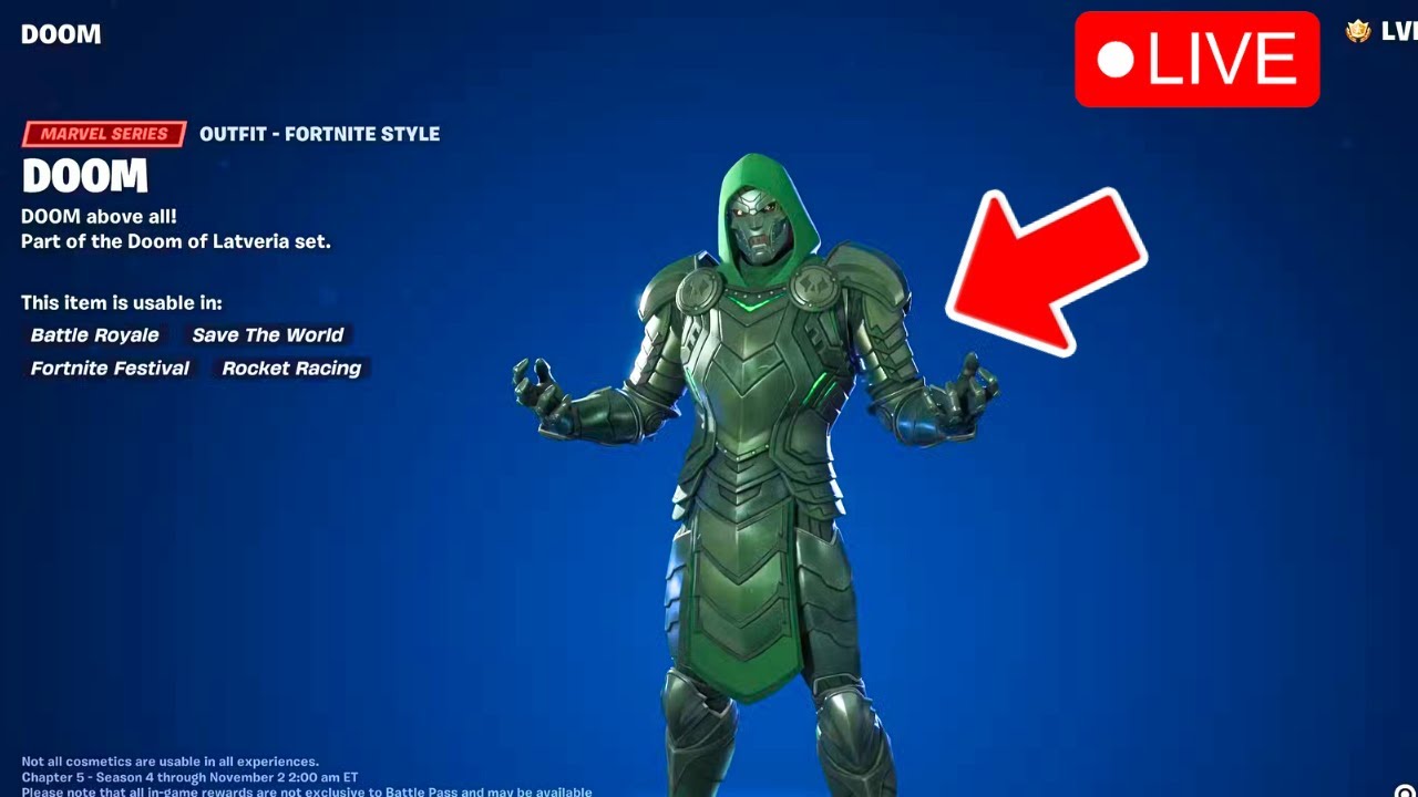 🔴 LIVE Fortnite! NEW DOOM UPDATE COMING SOON! Winning in RANDOM DUOS ...