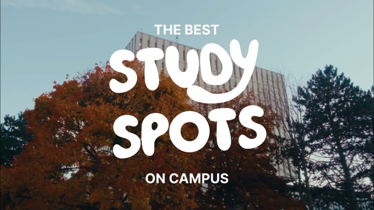 the best study spots on campus - YouTube